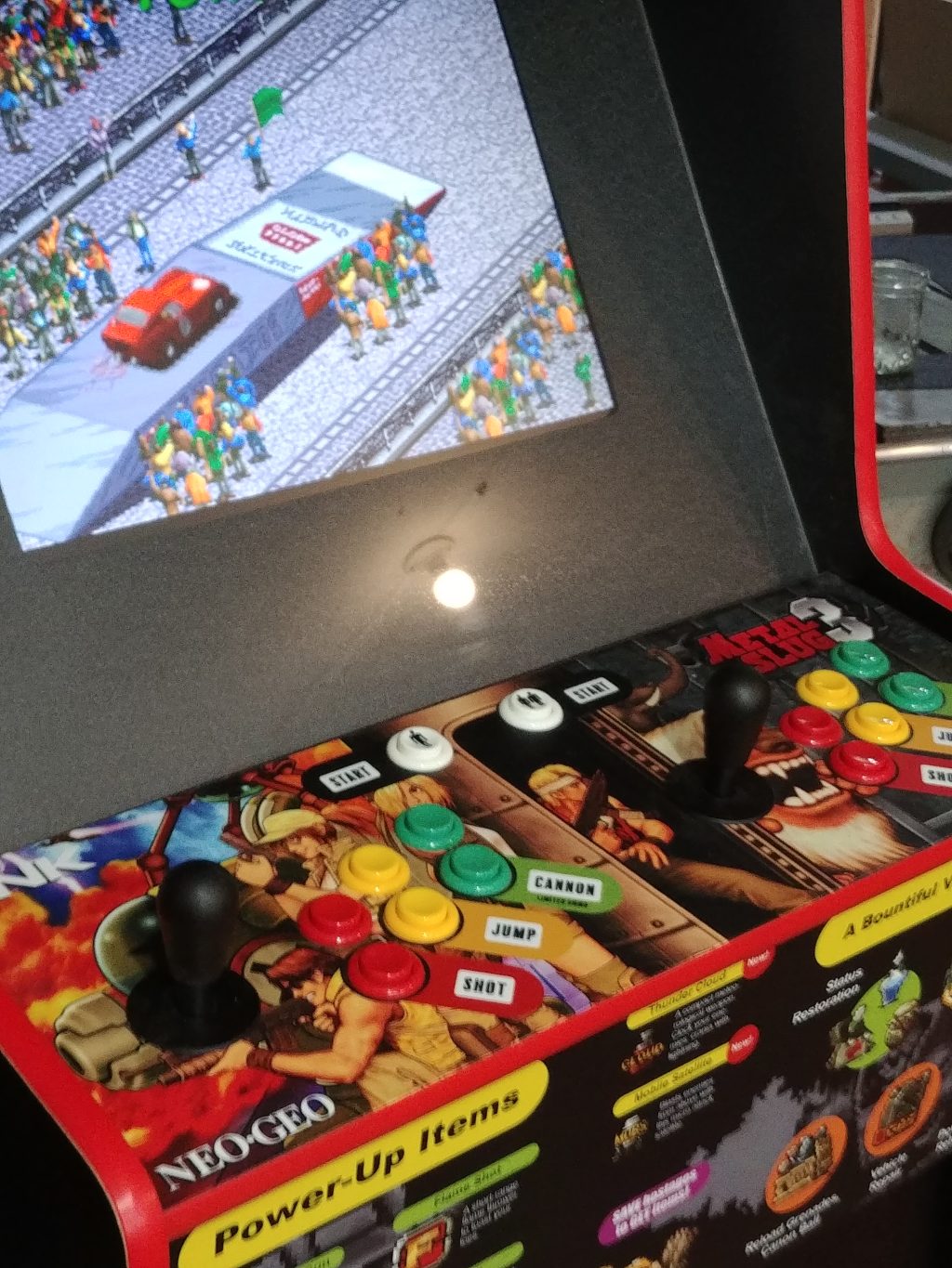 Metal Slug Themed Custom 2-player ManCave 10,000 Game Arcade Machine ...